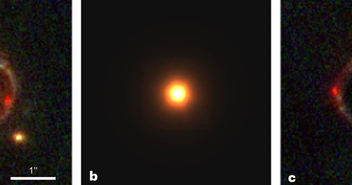 Farthest-ever Einsteing ring captured by JWST | techknowlogic